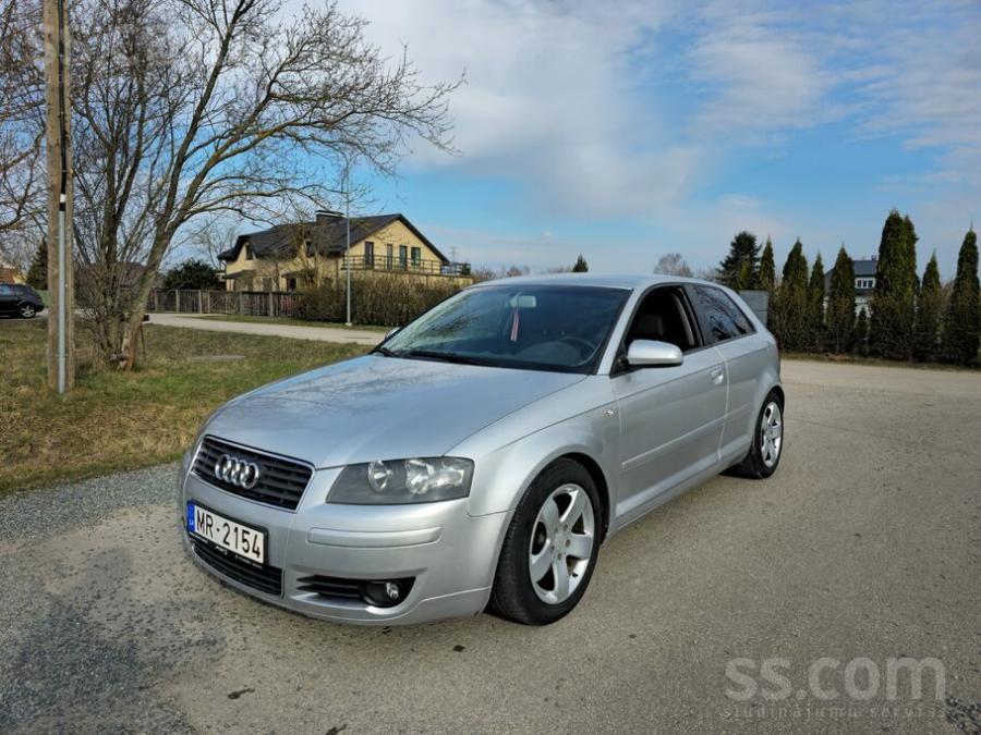 Grey Audi A3 2003 in Riga, with an engine capacity of 1.60 L and mileage of 219 thousand km for 1870 €, photo 2 on AUTOMOTO.COM.LV