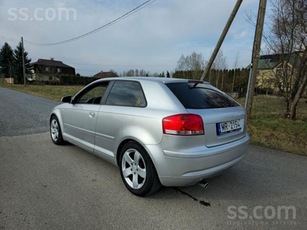 Grey Audi A3 2003 in Riga, with an engine capacity of 1.60 L and mileage of 219 thousand km for 1870 €, photo 3 on AUTOMOTO.COM.LV