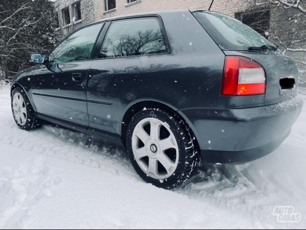 Pelēks Audi A3 2003 Utena, ar dzinēja tilpumu 1.90 L un nobraukumu 380 tūkst. km par 2750 €, foto 4 vietnē AUTOMOTO.COM.LV