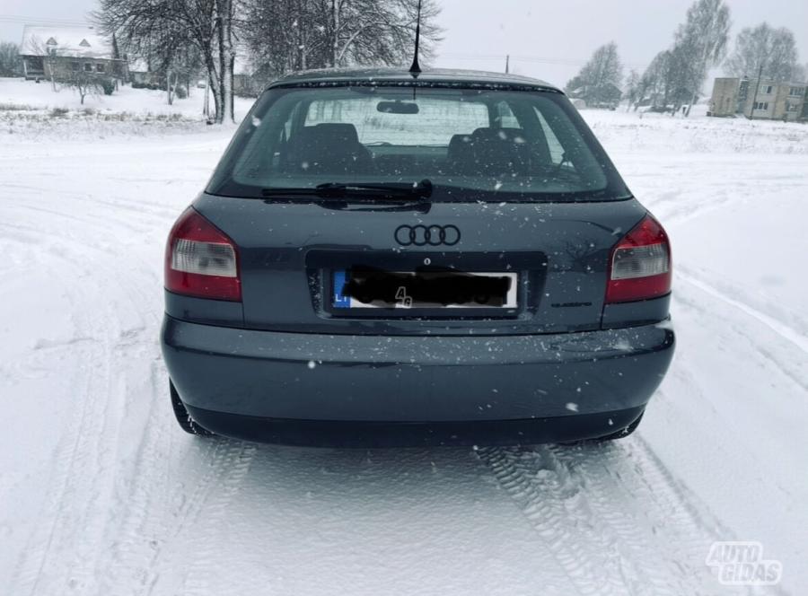 Grey Audi A3 2003 in Utena, with an engine capacity of 1.90 L and mileage of 380 thousand km for 2750 €, photo 5 on AUTOMOTO.COM.LV