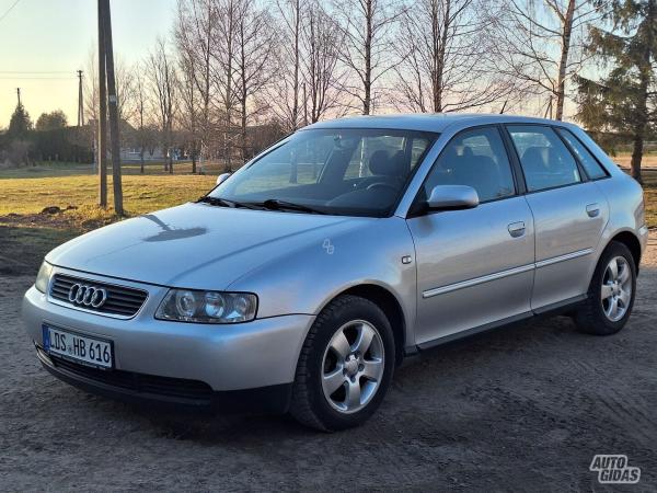 Pelēks Audi A3 2003 Mažeikiai, ar dzinēja tilpumu 1.90 L un nobraukumu 261 tūkst. km par 2250 €, foto 1 vietnē AUTOMOTO.COM.LV