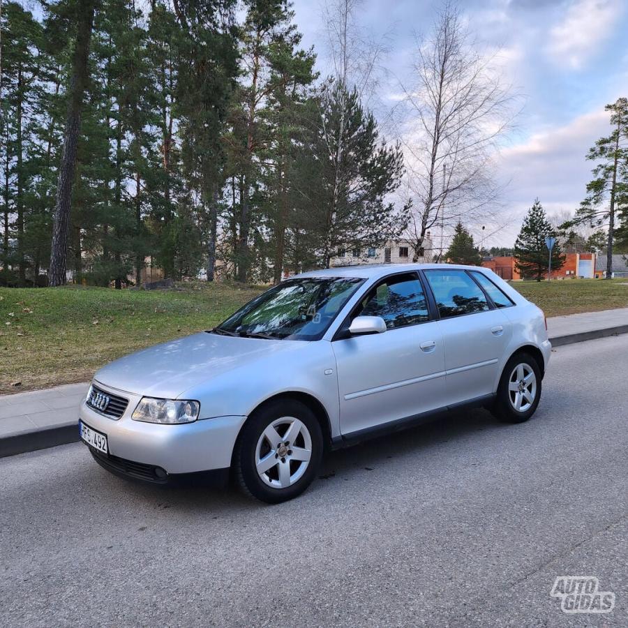 Grey Audi A3 2003 in Vilnius, with an engine capacity of 1.90 L and mileage of 38 thousand km for 1450 €, photo 3 on AUTOMOTO.COM.LV