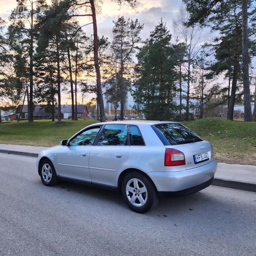 Grey Audi A3 2003 in Vilnius, with an engine capacity of 1.90 L and mileage of 38 thousand km for 1450 €, photo 4 on AUTOMOTO.COM.LV