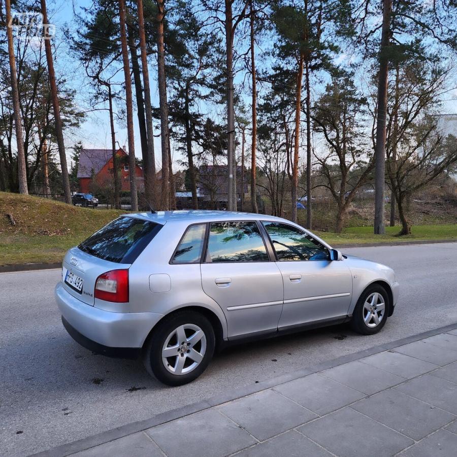 Grey Audi A3 2003 in Vilnius, with an engine capacity of 1.90 L and mileage of 38 thousand km for 1450 €, photo 5 on AUTOMOTO.COM.LV