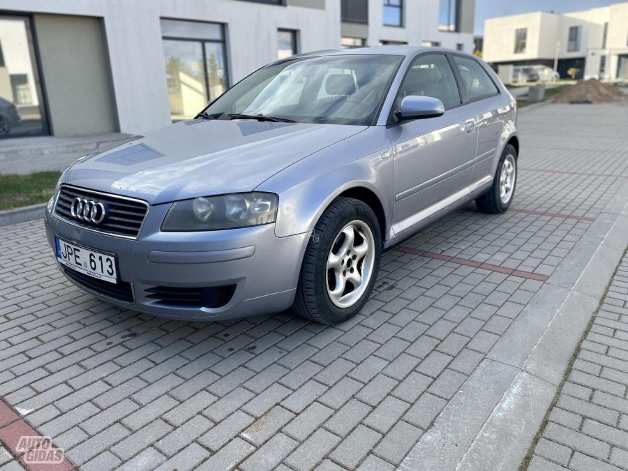 Pelēks Audi A3 2003 Viļņa, ar dzinēja tilpumu 2.00 L un nobraukumu 397 tūkst. km par 2100 €, foto 1 vietnē AUTOMOTO.COM.LV