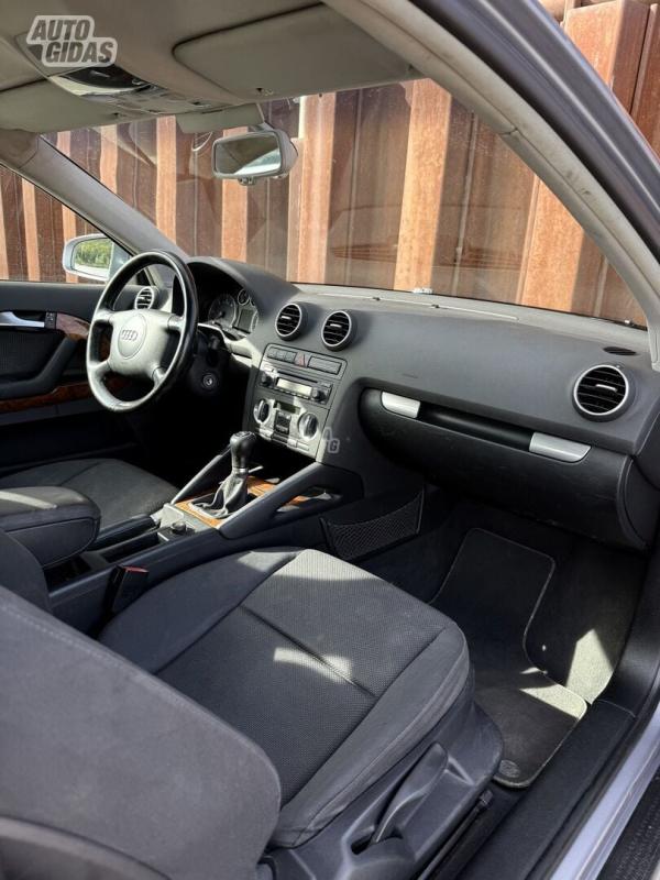 Grey Audi A3 2003 in Kaunas, with an engine capacity of 2.00 L and mileage of 342 thousand km for 1600 €, photo 9 on AUTOMOTO.COM.LV
