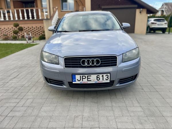Grey Audi A3 2003 in Vilnius, with an engine capacity of 2.00 L and mileage of 397 thousand km for 1950 €, photo 8 on AUTOMOTO.COM.LV
