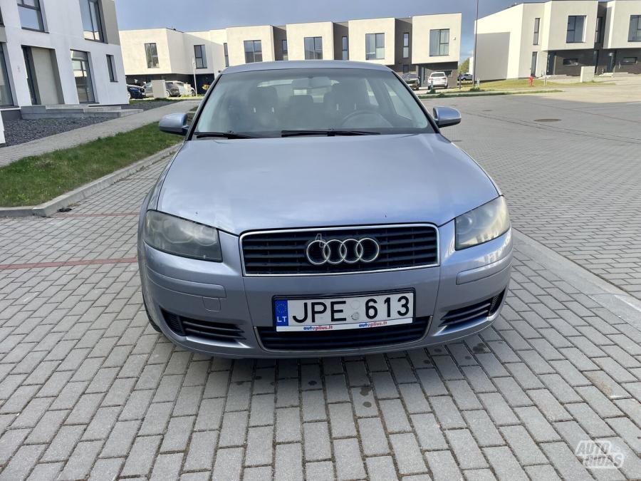 Grey Audi A3 2003 in Vilnius, with an engine capacity of 2.00 L and mileage of 397 thousand km for 1950 €, photo 10 on AUTOMOTO.COM.LV