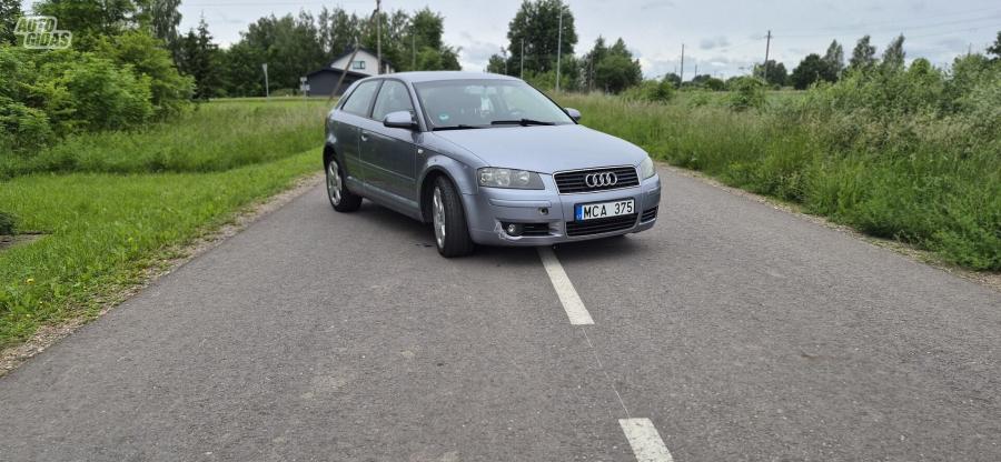 Grey Audi A3 2003 in Kaunas, with an engine capacity of 2.00 L and mileage of 227 thousand km for 1050 €, photo 1 on AUTOMOTO.COM.LV