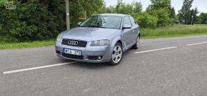 Grey Audi A3 2003 in Kaunas, with an engine capacity of 2.00 L and mileage of 227 thousand km for 1050 €, photo 3 on AUTOMOTO.COM.LV
