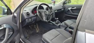 Grey Audi A3 2003 in Kaunas, with an engine capacity of 2.00 L and mileage of 227 thousand km for 1050 €, photo 6 on AUTOMOTO.COM.LV