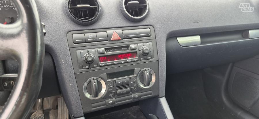 Grey Audi A3 2003 in Kaunas, with an engine capacity of 2.00 L and mileage of 227 thousand km for 1050 €, photo 7 on AUTOMOTO.COM.LV