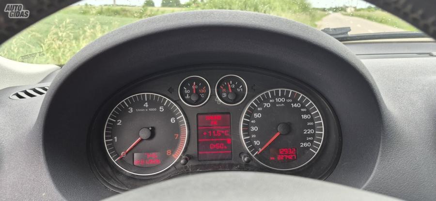 Grey Audi A3 2003 in Kaunas, with an engine capacity of 2.00 L and mileage of 227 thousand km for 1050 €, photo 10 on AUTOMOTO.COM.LV
