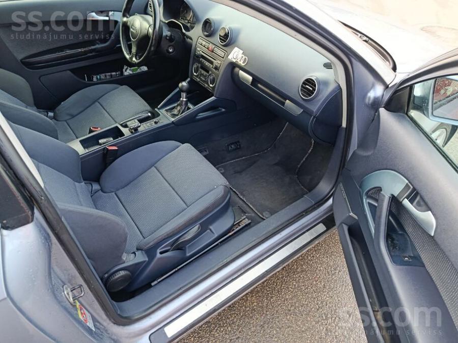 Grey Audi A3 2003 in Riga, with an engine capacity of 2.00 L and mileage of 395 thousand km for 1350 €, photo 11 on AUTOMOTO.COM.LV