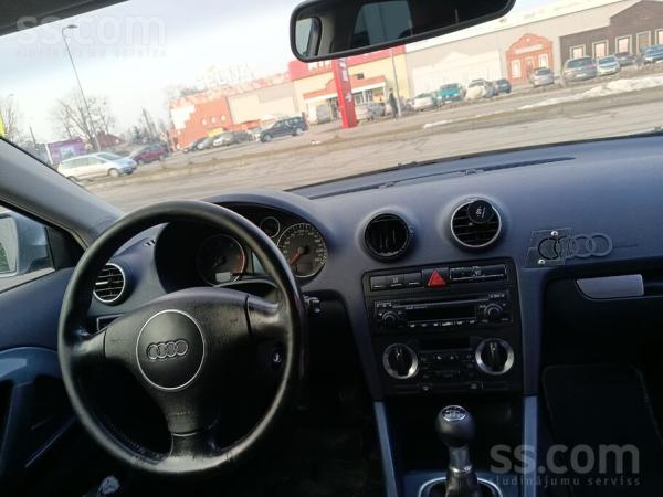 Pelēks Audi A3 2003 Rīga, ar dzinēja tilpumu 2.00 L un nobraukumu 395 tūkst. km par 1350 €, foto 9 vietnē AUTOMOTO.COM.LV