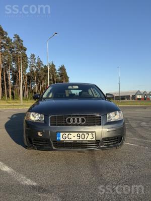 Pelēks Audi A3 2003 Rīga, ar dzinēja tilpumu 1.60 L un nobraukumu 232 tūkst. km par 1100 €, foto  vietnē AUTOMOTO.COM.LV