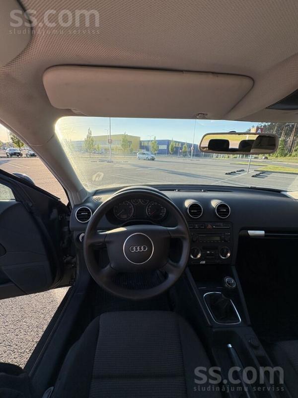 Pelēks Audi A3 2003 Rīga, ar dzinēja tilpumu 1.60 L un nobraukumu 232 tūkst. km par 1100 €, foto 7 vietnē AUTOMOTO.COM.LV