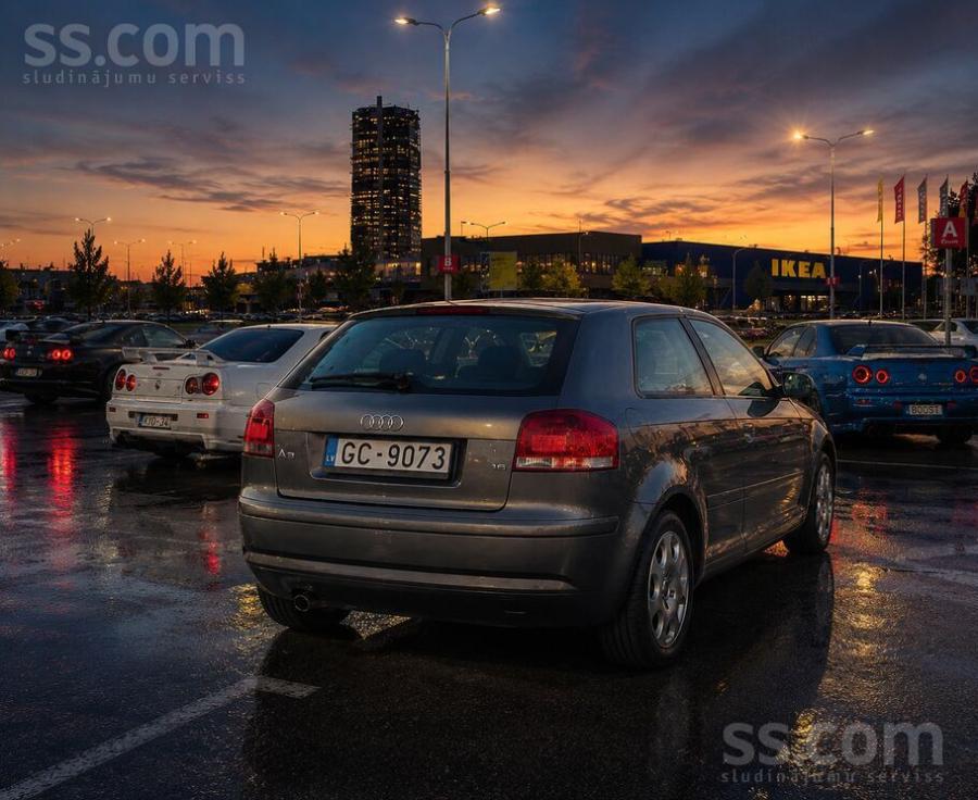 Pelēks Audi A3 2003 Rīga, ar dzinēja tilpumu 1.60 L un nobraukumu 232 tūkst. km par 1100 €, foto 23 vietnē AUTOMOTO.COM.LV