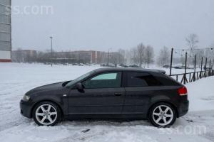 Grey Audi A3 2003 in Riga, with an engine capacity of 2.00 L and mileage of 273 thousand km for 1390 €, photo 3 on AUTOMOTO.COM.LV