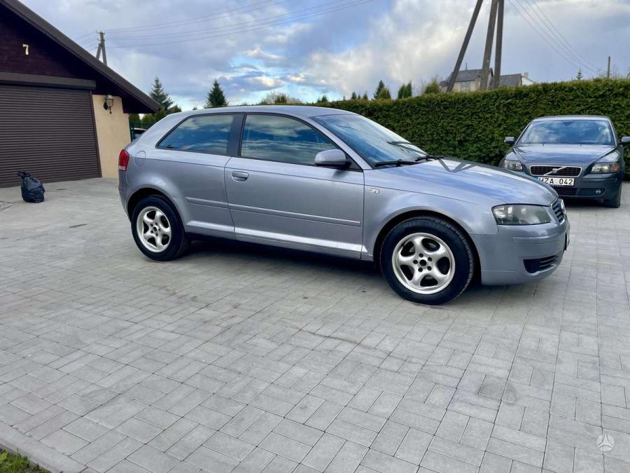 Grey Audi A3 2003 in Vilnius, with an engine capacity of 1.97 L and mileage of 397 thousand km for 1650 €, photo 7 on AUTOMOTO.COM.LV
