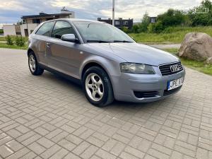 Grey Audi A3 2003 in Vilnius, with an engine capacity of 2.00 L and mileage of 393 thousand km for 1650 €, photo 4 on AUTOMOTO.COM.LV
