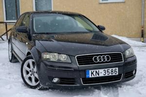 Grey Audi A3 2003 in Riga, with an engine capacity of 2.00 L and mileage of 273 thousand km for 1390 €, photo  on AUTOMOTO.COM.LV