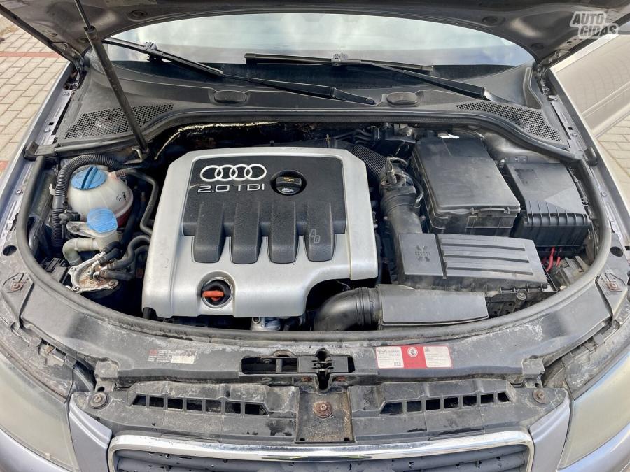 Grey Audi A3 2003 in Vilnius, with an engine capacity of 2.00 L and mileage of 393 thousand km for 1500 €, photo 16 on AUTOMOTO.COM.LV