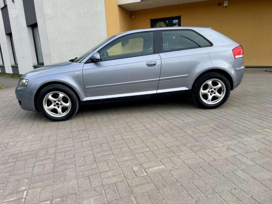 Grey Audi A3 2003 in Vilnius, with an engine capacity of 1.97 L and mileage of 393 thousand km for 1500 €, photo 7 on AUTOMOTO.COM.LV