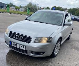 Pelēks Audi A3 2003 Kauņa, ar dzinēja tilpumu 1.97 L un nobraukumu 390 tūkst. km par 1000 €, foto  vietnē AUTOMOTO.COM.LV