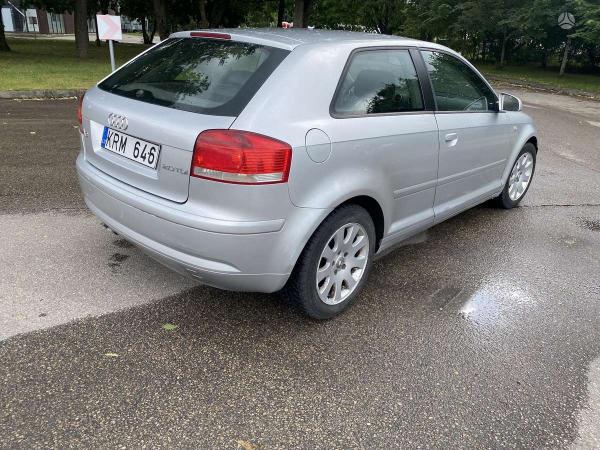 Grey Audi A3 2003 in Kaunas, with an engine capacity of 1.97 L and mileage of 390 thousand km for 1000 €, photo 3 on AUTOMOTO.COM.LV