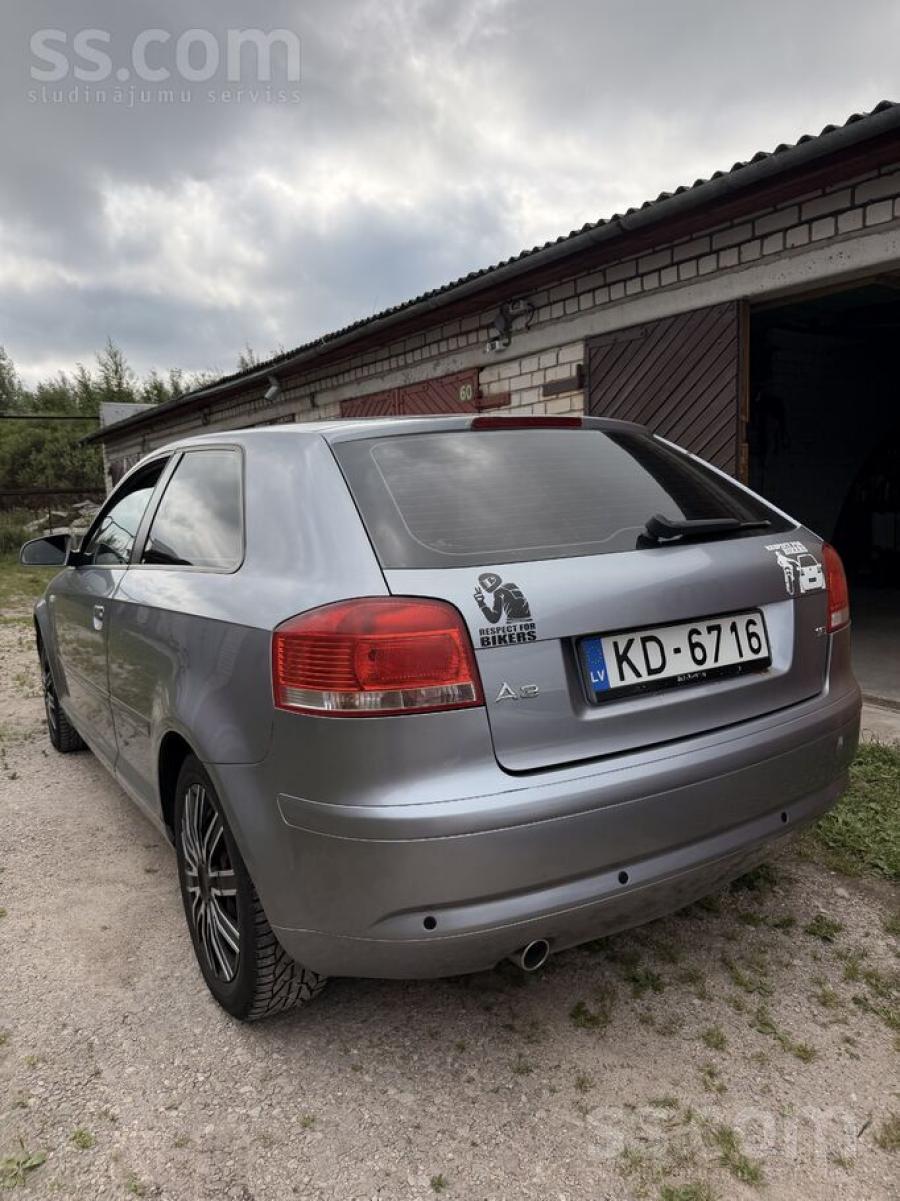 Pelēks Audi A3 2003 Jelgava, ar dzinēja tilpumu 1.60 L un nobraukumu 378 tūkst. km par 1150 €, foto 4 vietnē AUTOMOTO.COM.LV