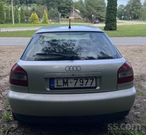 Grey Audi A3 2003 in Riga, with an engine capacity of 1.90 L and mileage of 410 thousand km for 900 €, photo 4 on AUTOMOTO.COM.LV