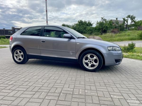 Grey Audi A3 2003 in Vilnius, with an engine capacity of 2.00 L and mileage of 393 thousand km for 1500 €, photo 6 on AUTOMOTO.COM.LV