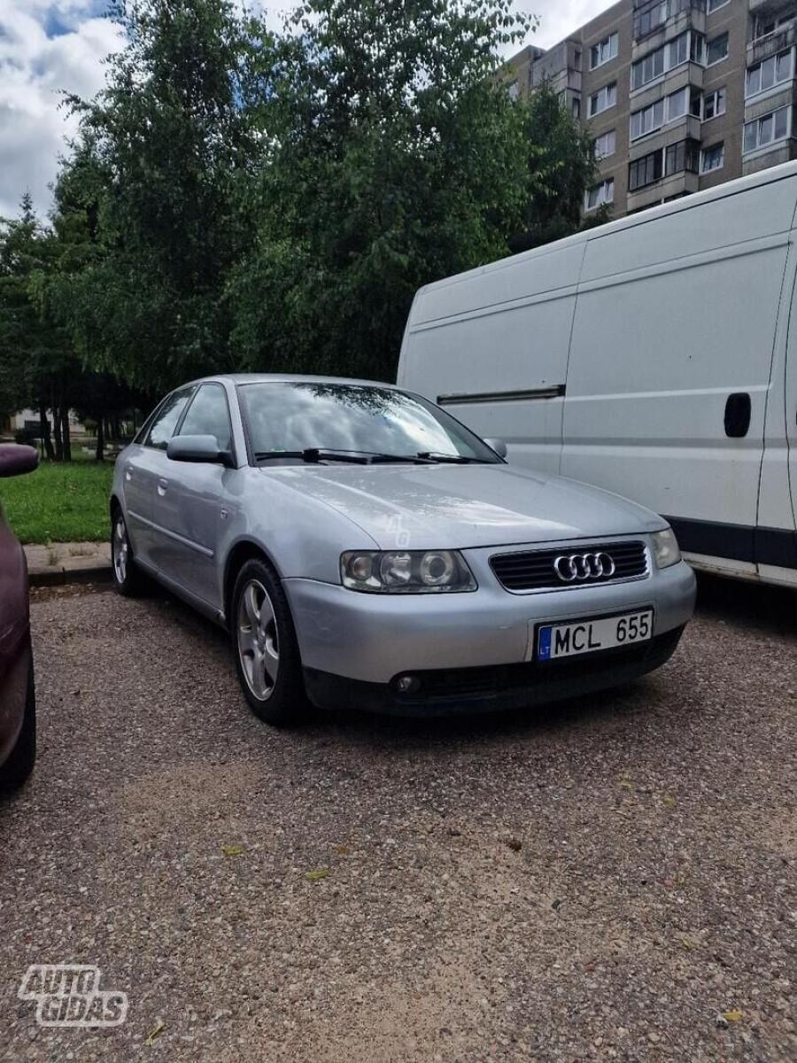 Pelēks Audi A3 2003 Viļņa, ar dzinēja tilpumu 1.60 L un nobraukumu 230 tūkst. km par 999 €, foto 4 vietnē AUTOMOTO.COM.LV