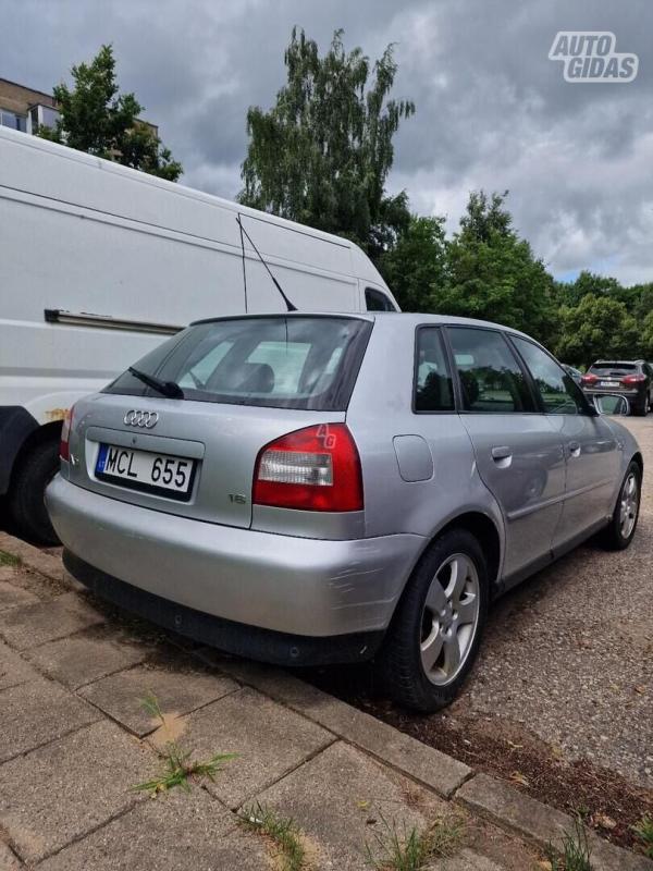 Grey Audi A3 2003 in Vilnius, with an engine capacity of 1.60 L and mileage of 230 thousand km for 999 €, photo 4 on AUTOMOTO.COM.LV