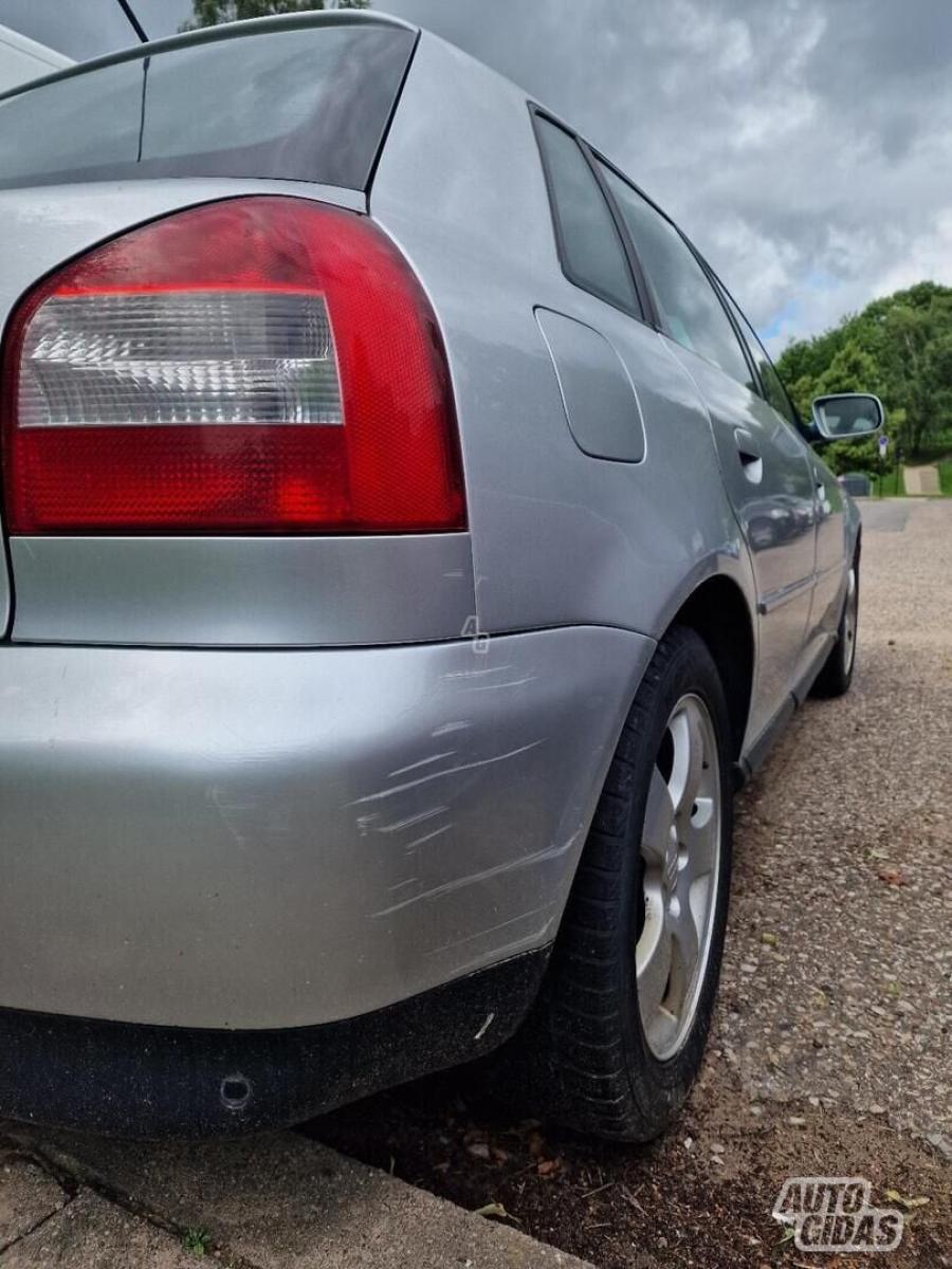 Pelēks Audi A3 2003 Viļņa, ar dzinēja tilpumu 1.60 L un nobraukumu 230 tūkst. km par 999 €, foto 7 vietnē AUTOMOTO.COM.LV
