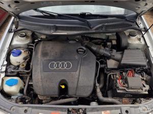 Pelēks Audi A3 2003 Viļņa, ar dzinēja tilpumu 1.60 L un nobraukumu 230 tūkst. km par 999 €, foto 13 vietnē AUTOMOTO.COM.LV
