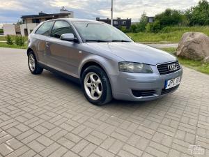 Grey Audi A3 2003 in Vilnius, with an engine capacity of 2.00 L and mileage of 393 thousand km for 1500 €, photo 4 on AUTOMOTO.COM.LV