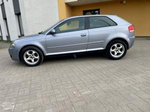 Grey Audi A3 2003 in Vilnius, with an engine capacity of 2.00 L and mileage of 393 thousand km for 1500 €, photo 7 on AUTOMOTO.COM.LV