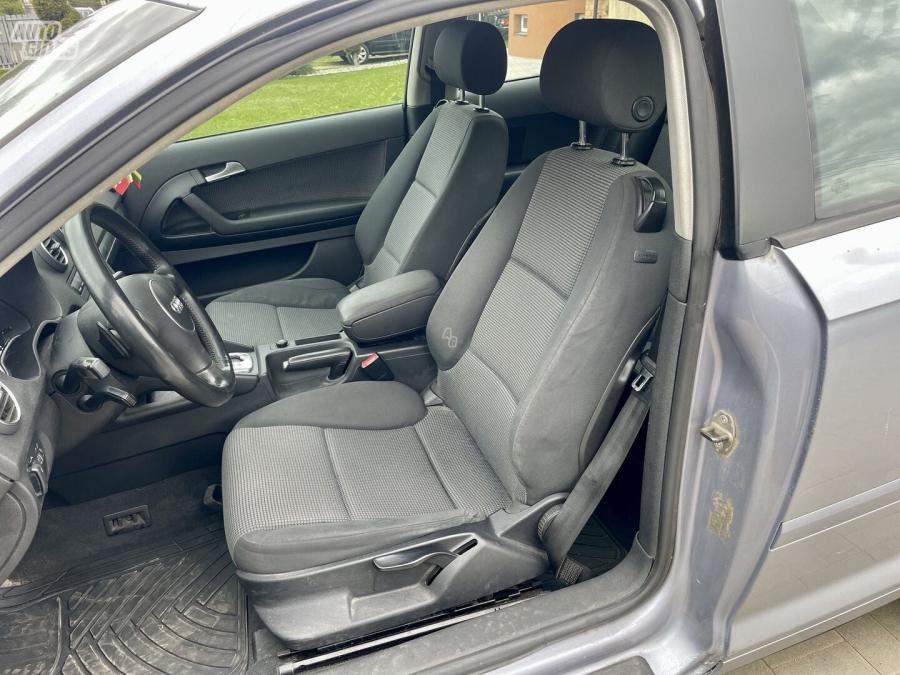 Grey Audi A3 2003 in Vilnius, with an engine capacity of 2.00 L and mileage of 393 thousand km for 1500 €, photo 13 on AUTOMOTO.COM.LV