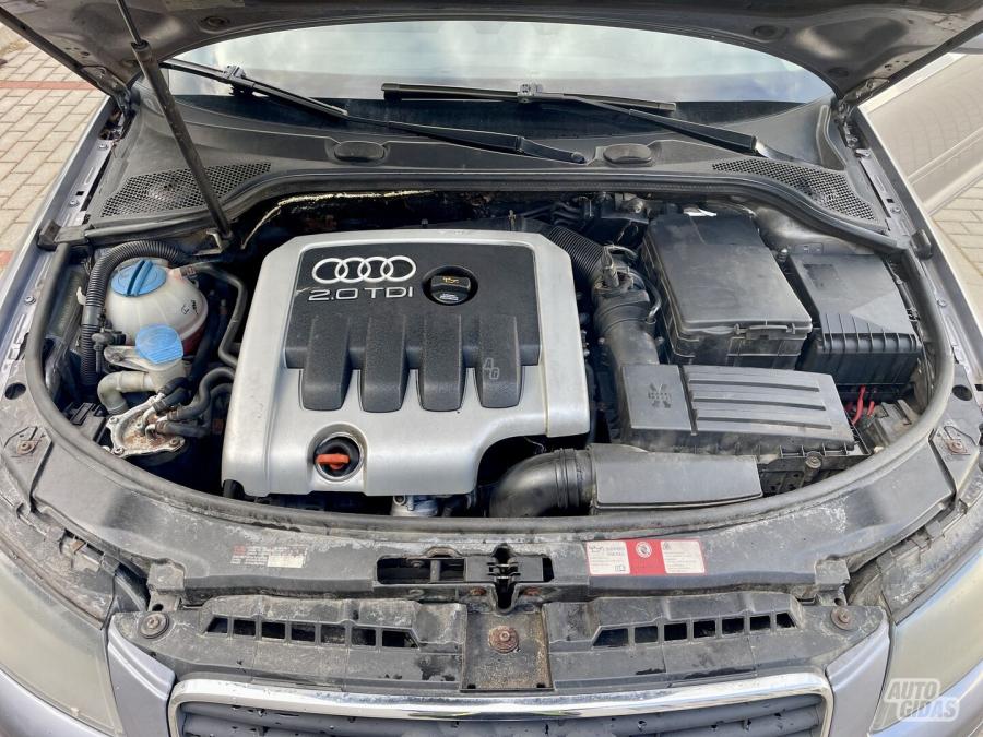 Grey Audi A3 2003 in Vilnius, with an engine capacity of 2.00 L and mileage of 393 thousand km for 1500 €, photo 16 on AUTOMOTO.COM.LV