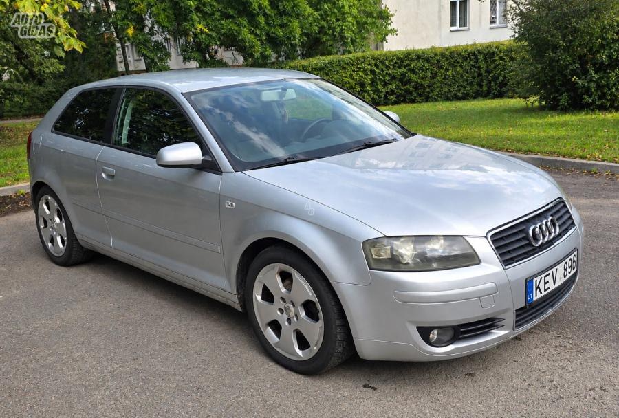 Grey Audi A3 2003 in Kaunas, with an engine capacity of 2.00 L and mileage of 354 thousand km for 1200 €, photo 1 on AUTOMOTO.COM.LV