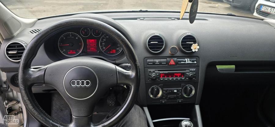 Grey Audi A3 2003 in Kaunas, with an engine capacity of 2.00 L and mileage of 354 thousand km for 1200 €, photo 12 on AUTOMOTO.COM.LV