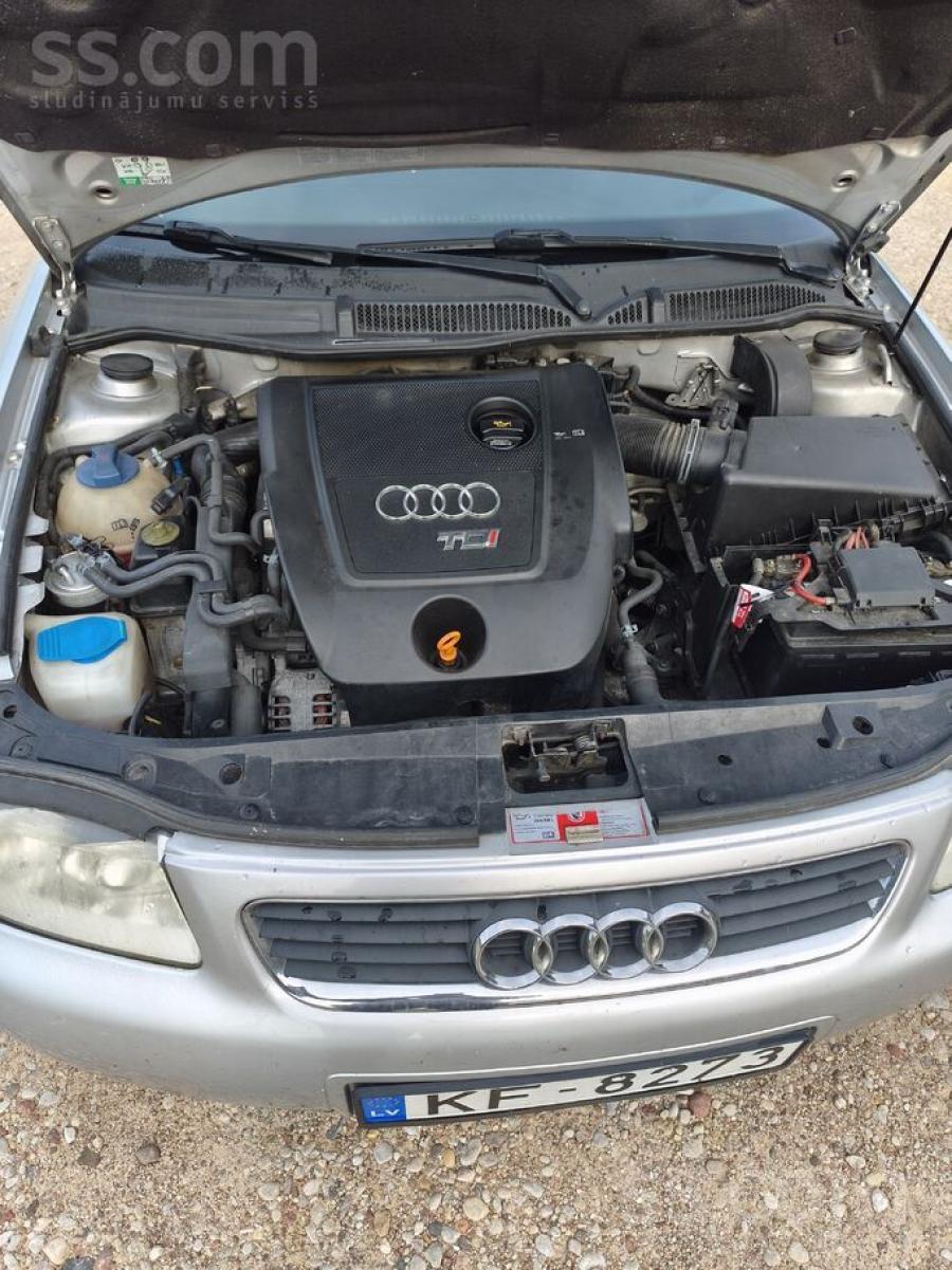 Pelēks Audi A3 2003 Kuldīga, ar dzinēja tilpumu 1.90 L un nobraukumu 340 tūkst. km par 1550 €, foto 8 vietnē AUTOMOTO.COM.LV