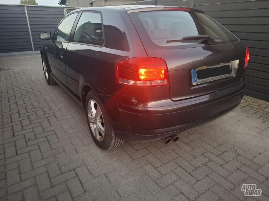 Pelēks Audi A3 2003 Klaipėda, ar dzinēja tilpumu 2.00 L un nobraukumu 185 tūkst. km par 1360 €, foto 3 vietnē AUTOMOTO.COM.LV