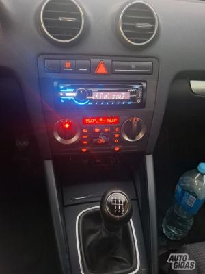 Pelēks Audi A3 2003 Klaipėda, ar dzinēja tilpumu 2.00 L un nobraukumu 185 tūkst. km par 1360 €, foto 8 vietnē AUTOMOTO.COM.LV