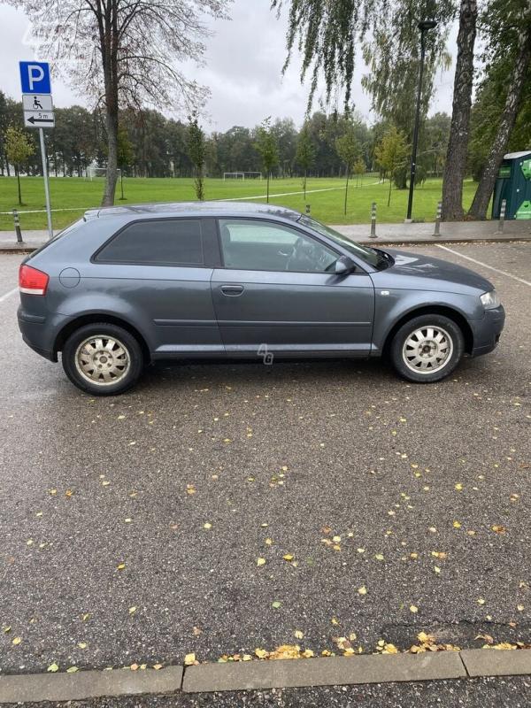 Grey Audi A3 2003 in Birstonas, with an engine capacity of 2.00 L and mileage of 382 thousand km for 1500 €, photo 6 on AUTOMOTO.COM.LV