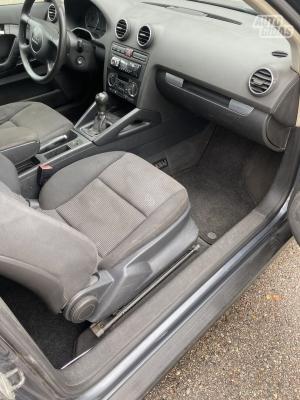 Grey Audi A3 2003 in Birstonas, with an engine capacity of 2.00 L and mileage of 382 thousand km for 1500 €, photo 8 on AUTOMOTO.COM.LV