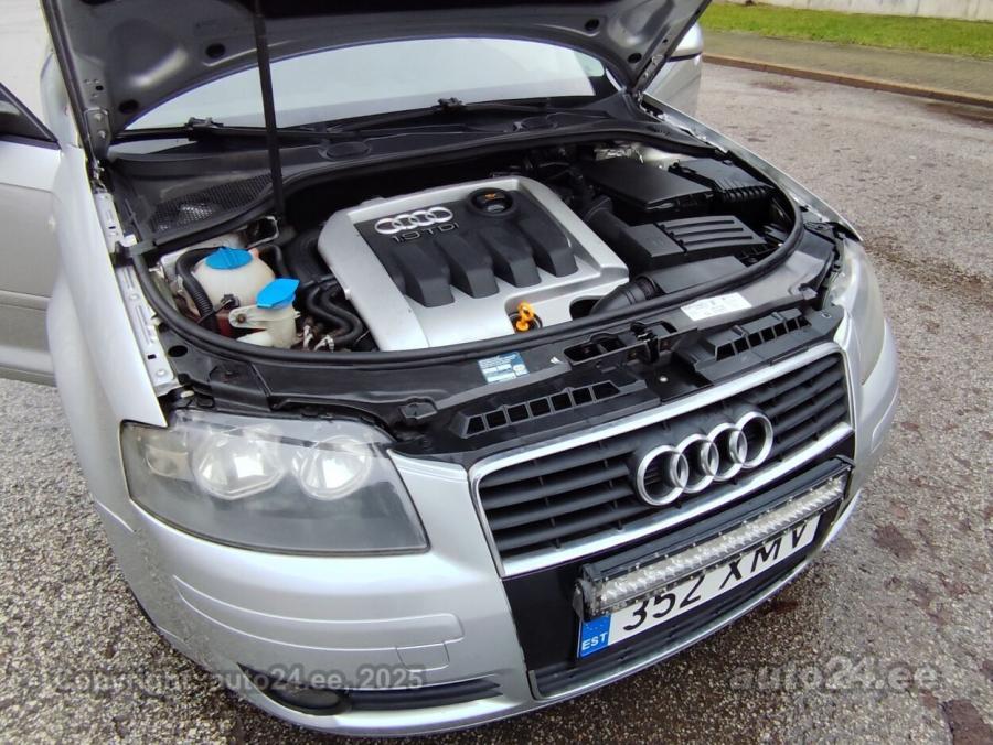 Grey Audi A3 2004 in Tartu, with an engine capacity of 1.90 L and mileage of 320 thousand km for 2300 €, photo 14 on AUTOMOTO.COM.LV