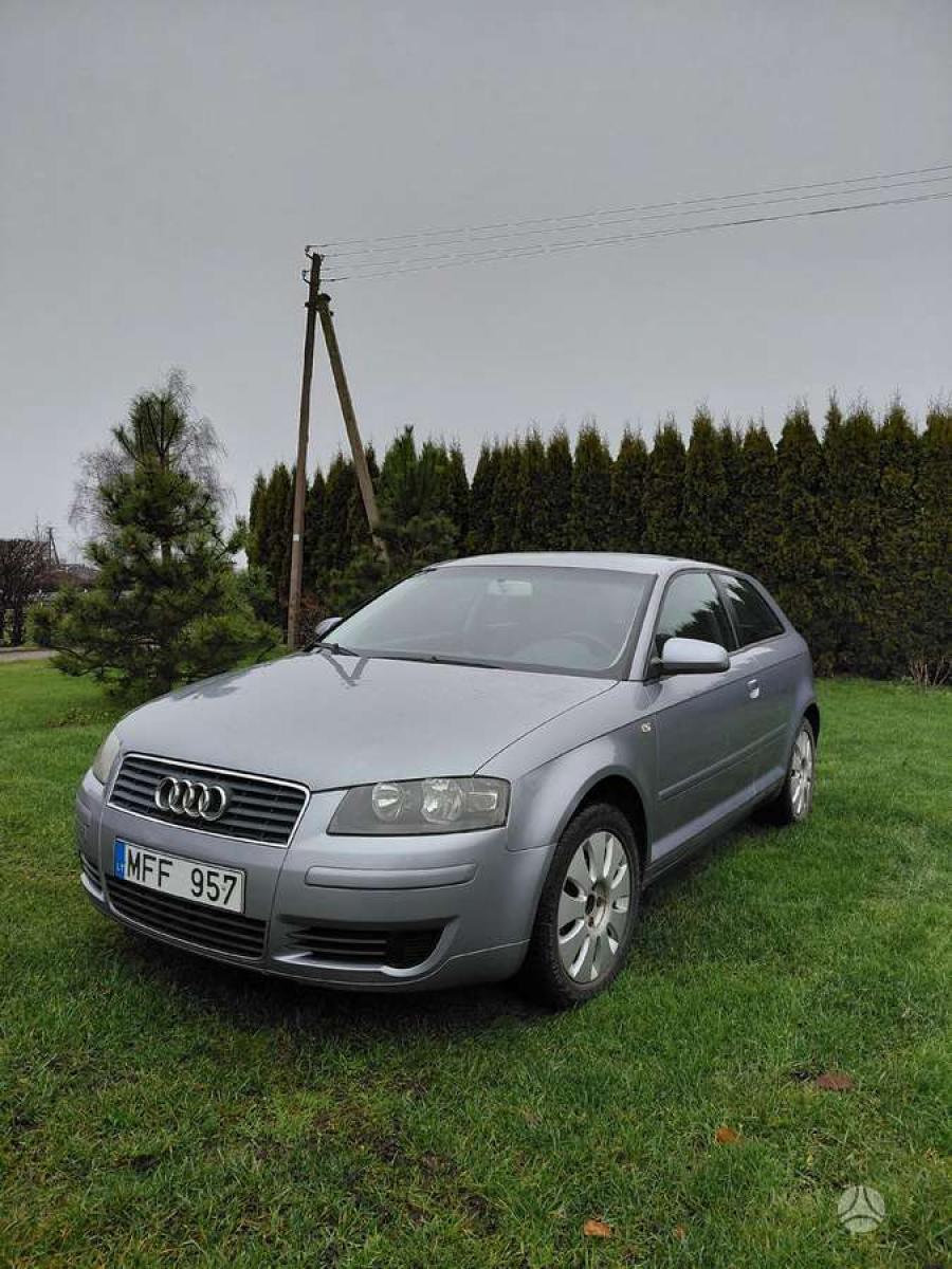 Pelēks Audi A3 2004 Klaipėda, ar dzinēja tilpumu 2.00 L un nobraukumu 295 tūkst. km par 2000 €, foto 1 vietnē AUTOMOTO.COM.LV